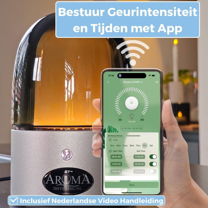Geurmachine Mood - Stand Alone Compact Design - Geurverspreider huis